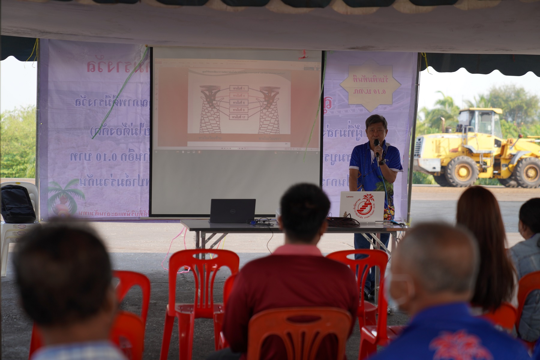 Training on leaf sampling – Suksomboon
